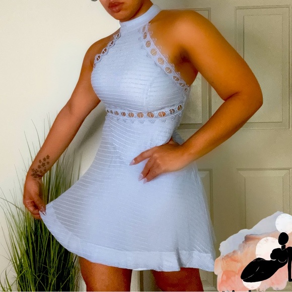 Dresses | Light Blue Mini Dress | Poshmark